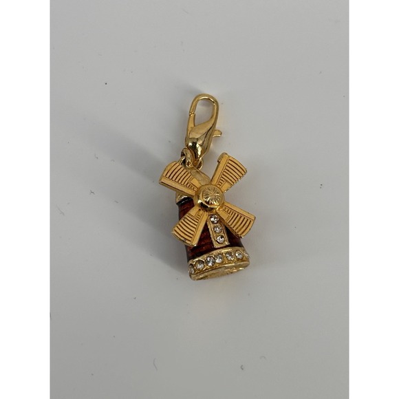 The Unbranded Brand | Jewelry | Vintage Windmill Charm Pendant Gold ...